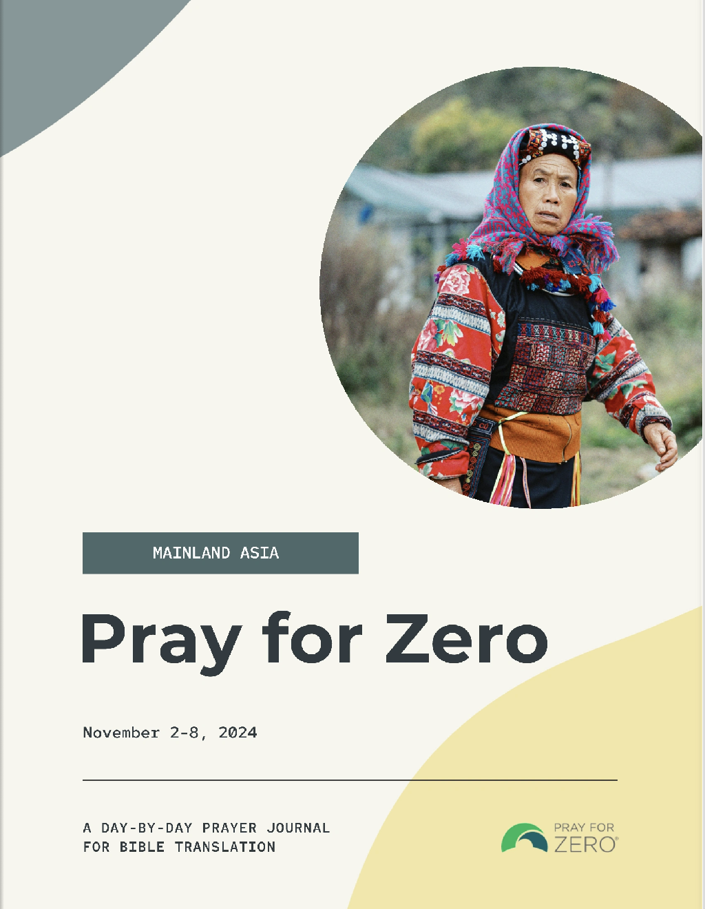 Mainland Asia, November 2-8, 2024 - Pray for Zero